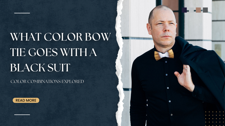 What Color Bow Tie Goes With Black Suit? Style Combinations Explored f ...